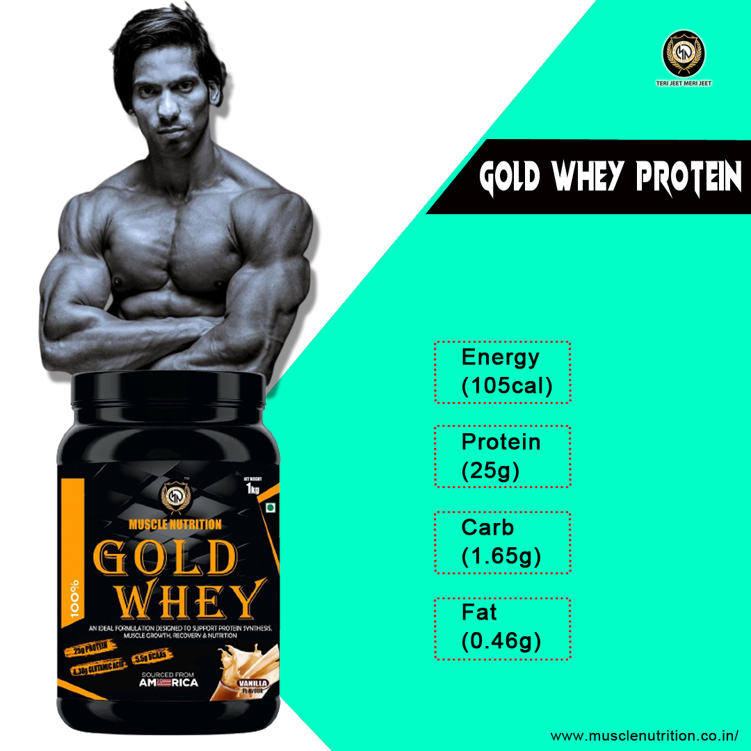 Muscle Nutrition 100% Gold Whey Protein (1kg) Chocolate